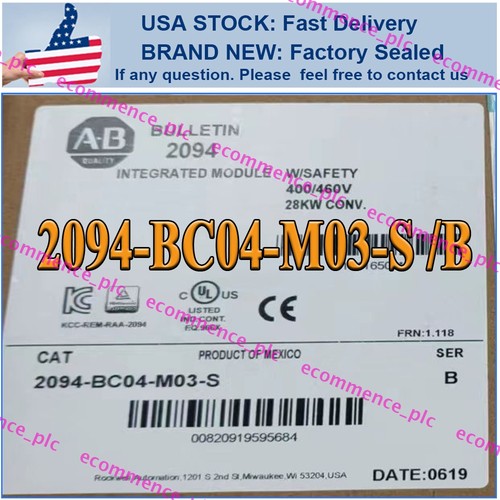 Brand New NEW PLC 2094-BC04-M03-S/B Integrated Axis Module 400/460V | eBay