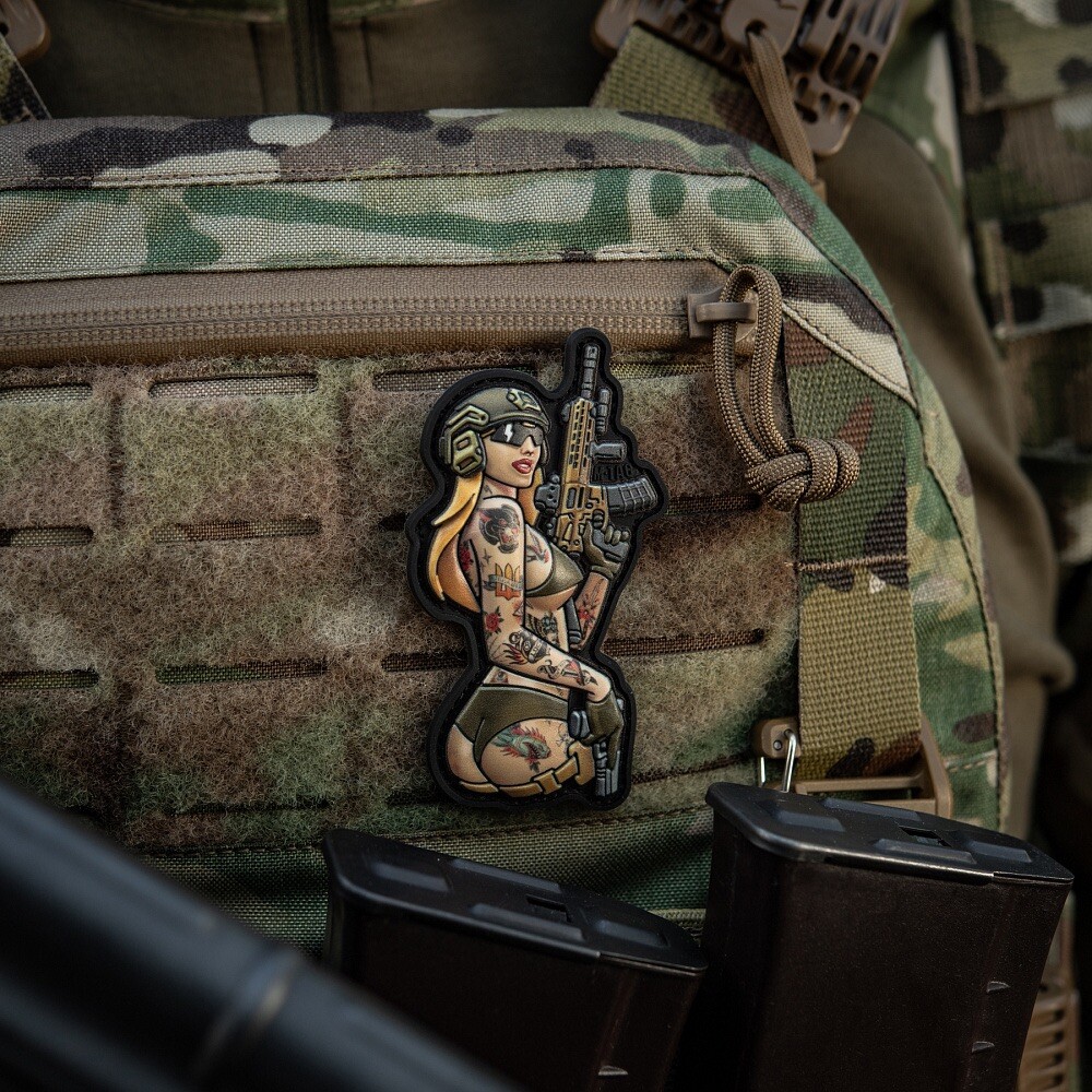 MILITARY PATCH /AIR SOFT PATCH/MORALE PATCH GIRL WITH PANTER TATOO ...