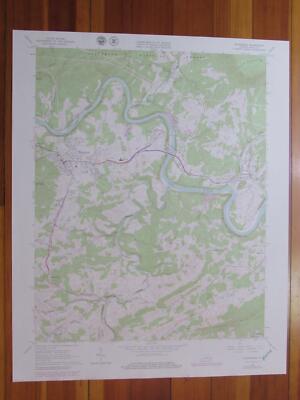 Pearisburg Virginia 1979 Original Vintage USGS Topo Map | eBay