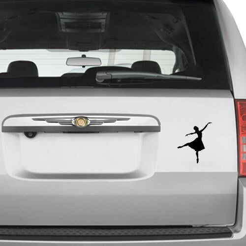 Dancer Ballerina Vinyl Sticker Decal for Macbook Laptop Car Window ...