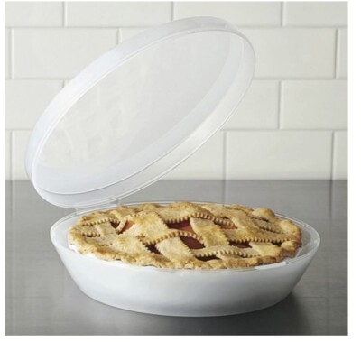 Fresh Pie Keeper with Hinged Lid, Universal Storage Container For Pie ...