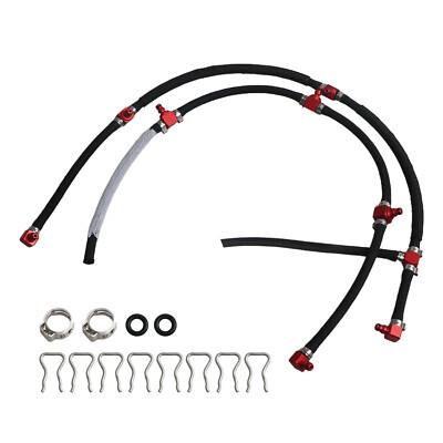 Pair of Fuel Injector Return Line Kits for 2004.5-2010 Duramax 6.6L LLY ...