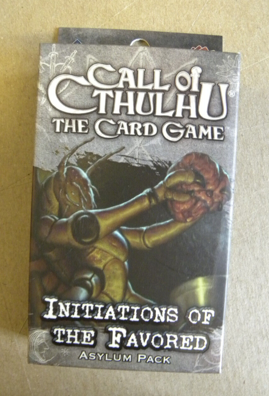 FFG 2012 Call of Cthulhu Card Game INITIATIONS OF FAVORED Asylum Pack ...