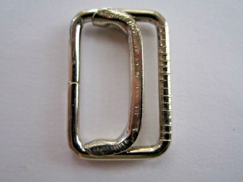 6 VINTAGE WEBER BRAND 1" ADJUSTABLE SLIDE LOOPS, WEBBING STRAP PURSE ...