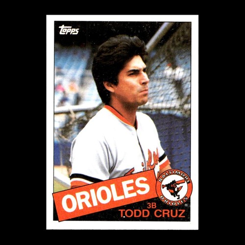 Todd Cruz 1985 Topps Baltimore Orioles #366 R321I 76 | eBay