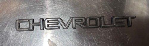Chevrolet script emblem badge decal logo Suburban Tahoe OEM Genuine ...