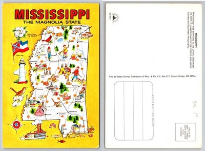 Continental Mississippi The Magnolia State Postcard | eBay