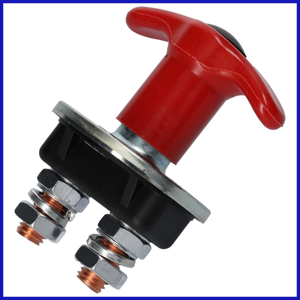 Heavy Duty Fixed Key Battery Isolator Cut Off Kill Switch 12v / 24v ...