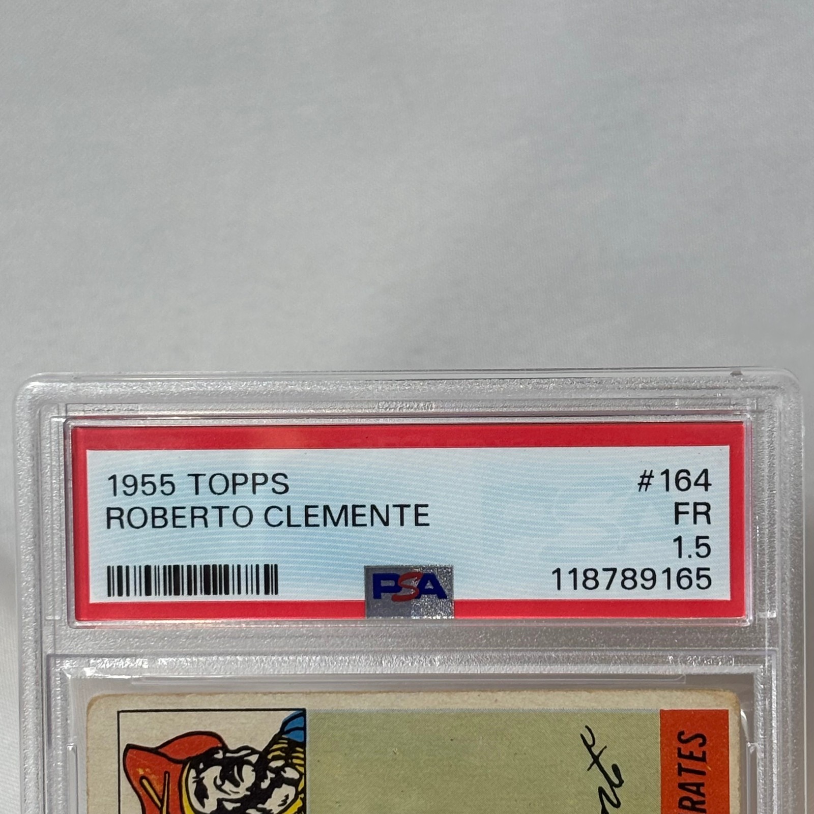 1955 Topps ROBERTO CLEMENTE RC Baseball Card #164 PSA 1.5 Rookie | eBay