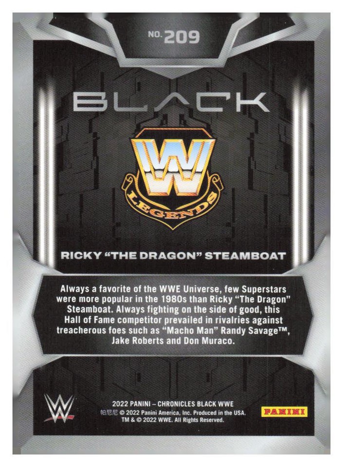 2022 Panini Chronicles WWE #209 Ricky "The Dragon" Steamboat | eBay
