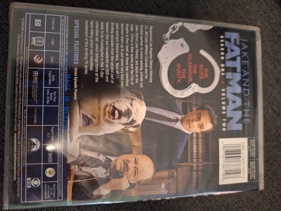 Jake and the Fatman - Season 1, Volume 2 (DVD, 2008) 97361387147 | eBay
