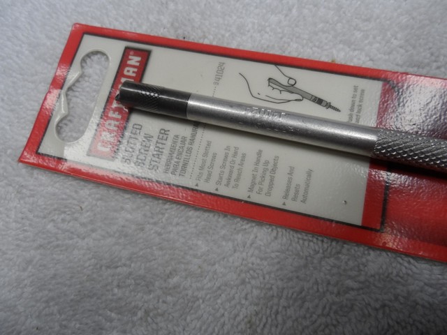 Craftsman Tools 41024 Slotted Screw Starter With Magnet Pocket Holder ...