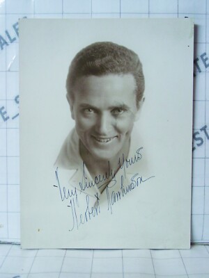 Herbert Rawlinson PHOTO inscribed autograph vintage Hollywood actor ...