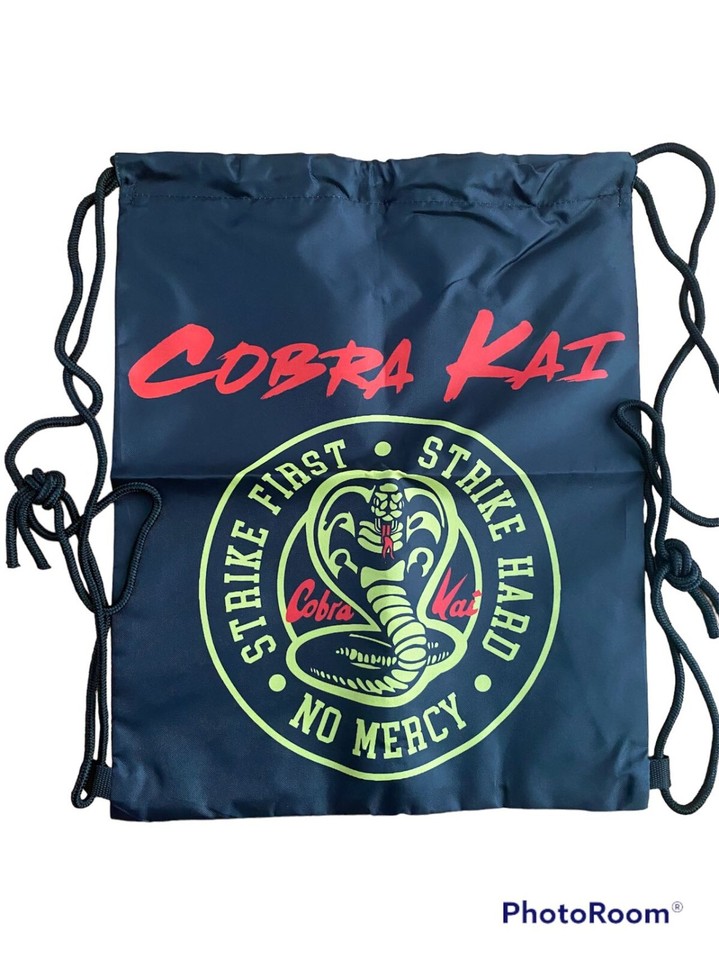 Double Layer Drawstring Bag Cobra*Kai* Backpack Sack Pack Bag Rucksack ...