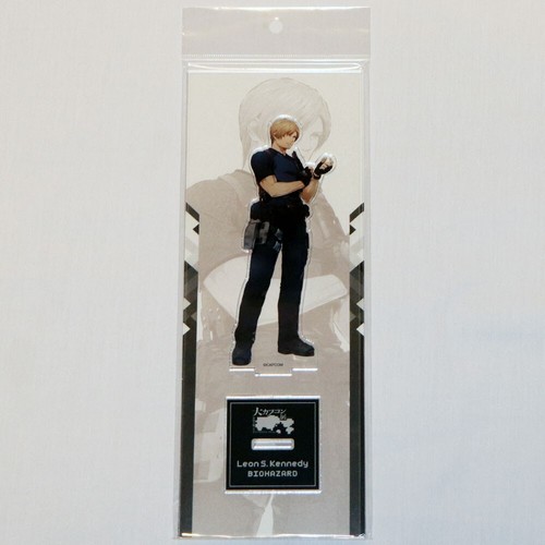 CAPCOM CREATION Exhibition Acrylic Stand Figure Leon Biohazard Resident ...