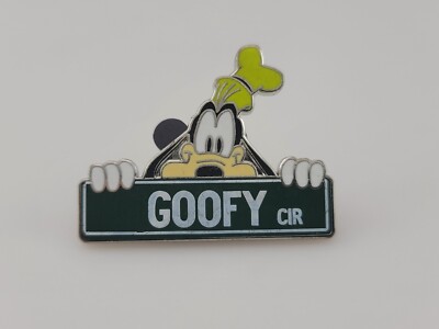 Disney Street Signs Goofy Cir Pin (Used) | eBay