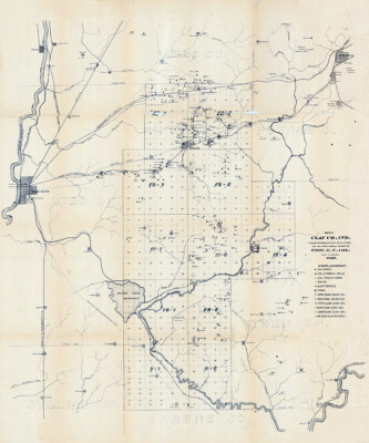 1869 Map of Clay County Indiana | eBay