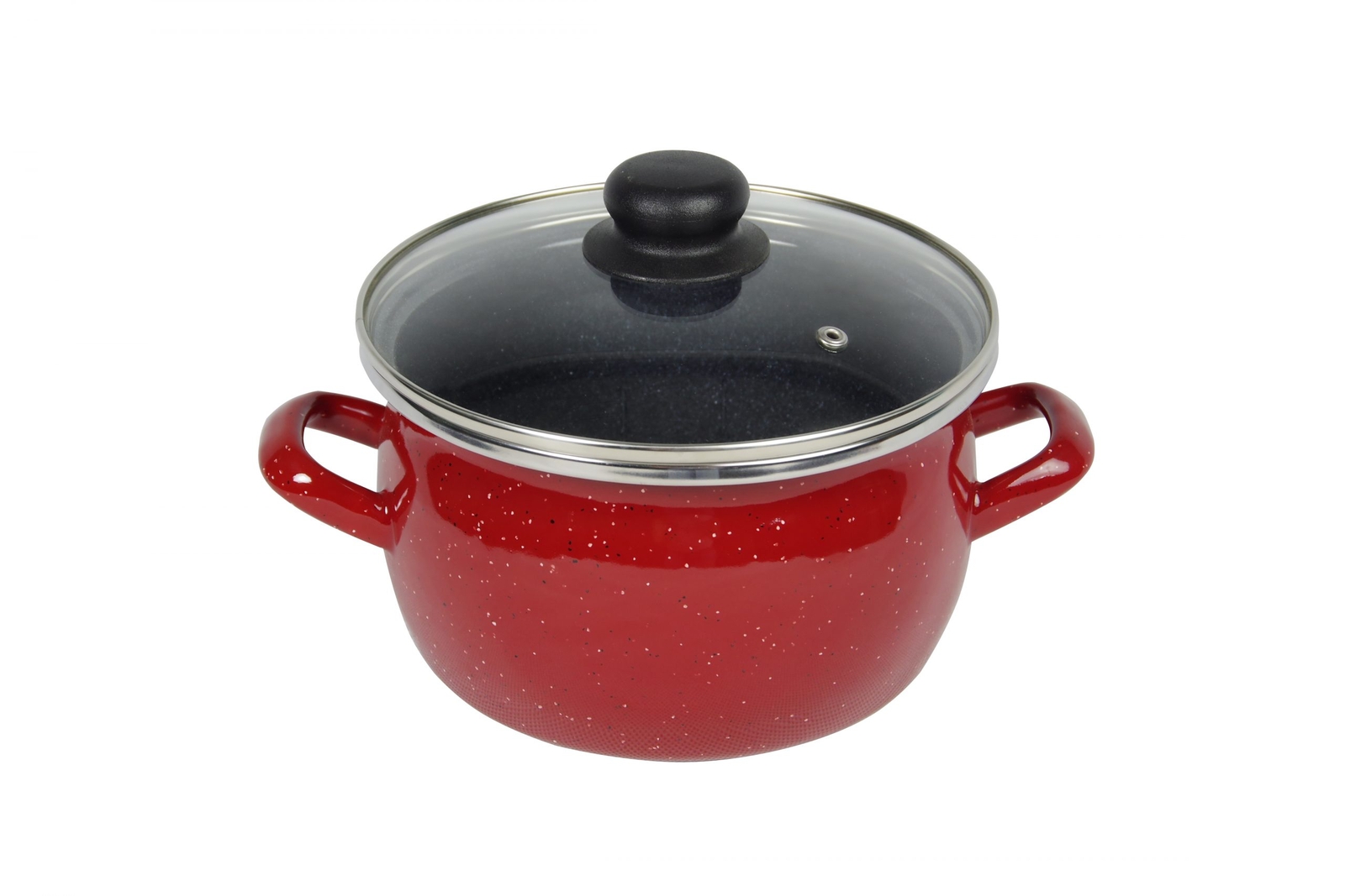 Santex Cooking Pot "Red Granite" 5.0L Enamel Pot | eBay