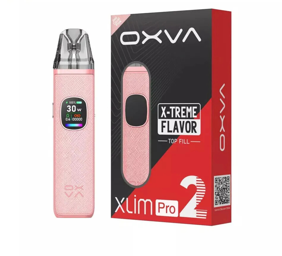 Oxva Xlim Pro 2 Pod kit E-Cig 30W 1300mAh Battery 2ML Pro Pods - UK ...