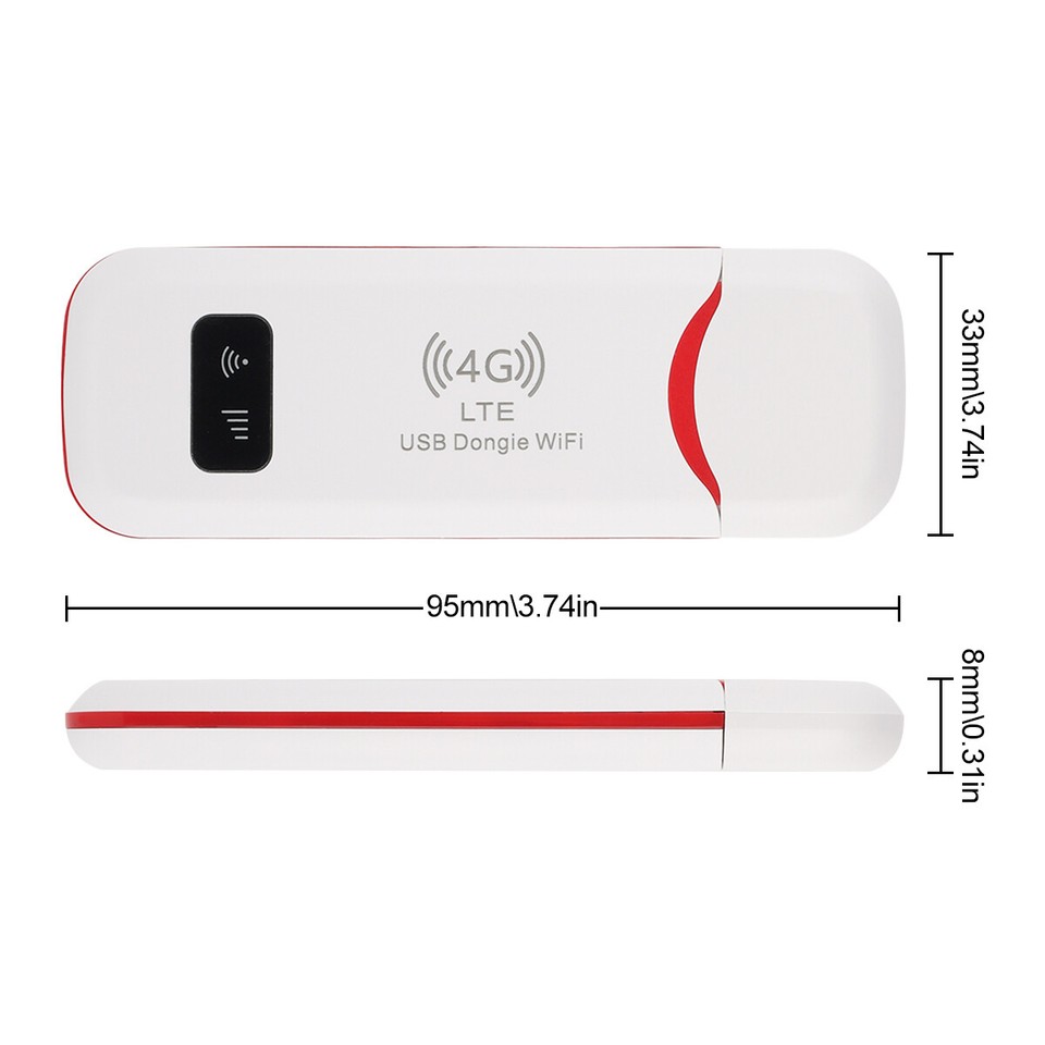 Unlocked 4G LTE Wireless WiFi USB Dongle Router Hotspot Modem Mobile ...