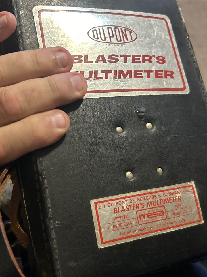 Vintage DuPont Model 101 Blaster's Multimeter W/Case Untested | eBay