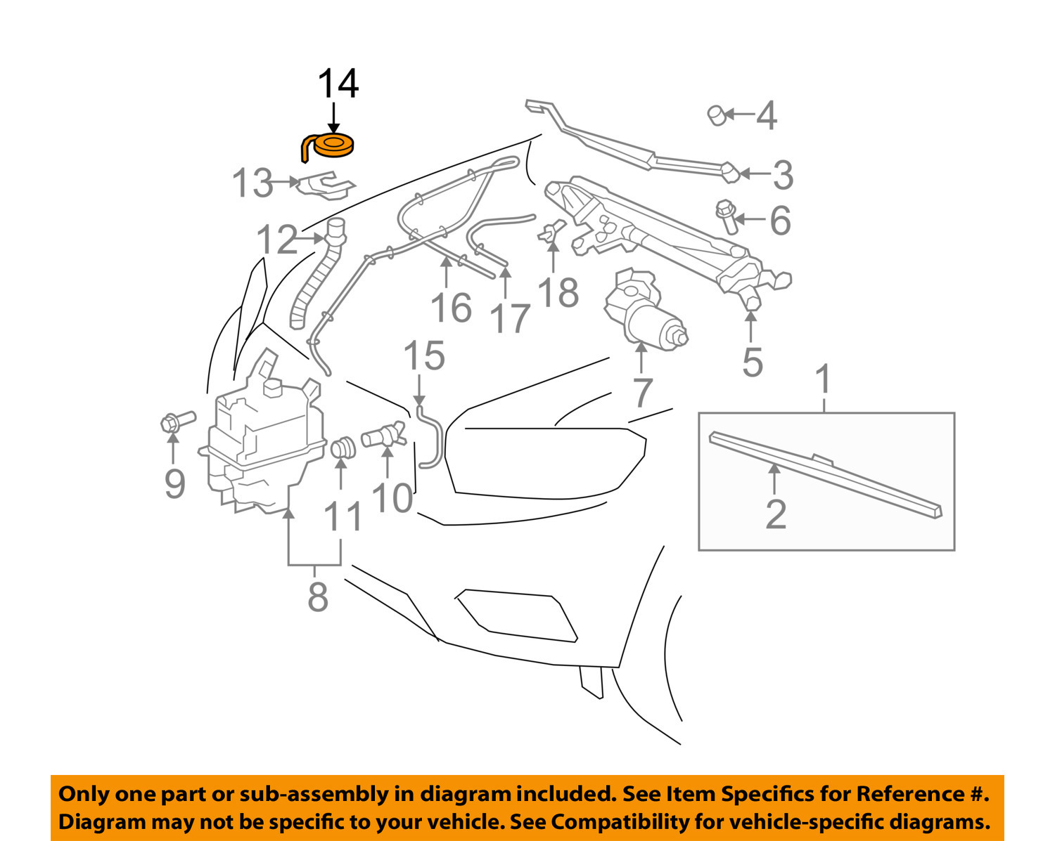 Wiper Washer Fluid Reservoir Cap 85316-48060 for Toyota Highlander RAV4 ...