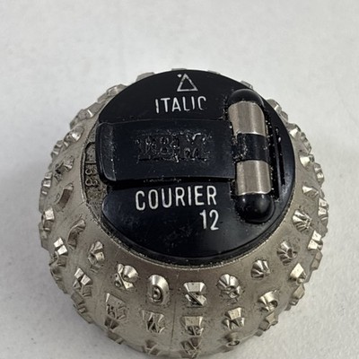 IBM Selectric I II Typewriter Typeball Ball Courier 12 Italic | eBay
