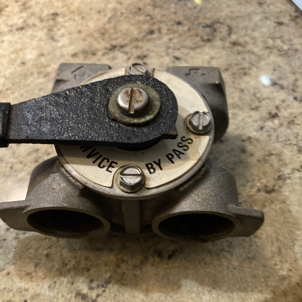 BRASS Bypass Valve for Fleck 5600, 2510, 9100, 9000, 3/4 inch | eBay