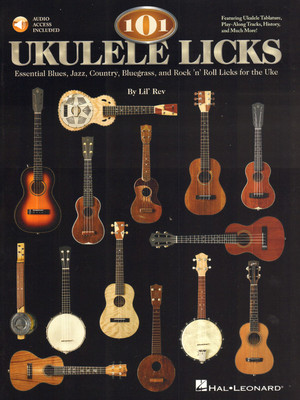 101 Ukulele Licks Ukulele Uke Lehrbuch Noten und Tabulatur mit Download ...