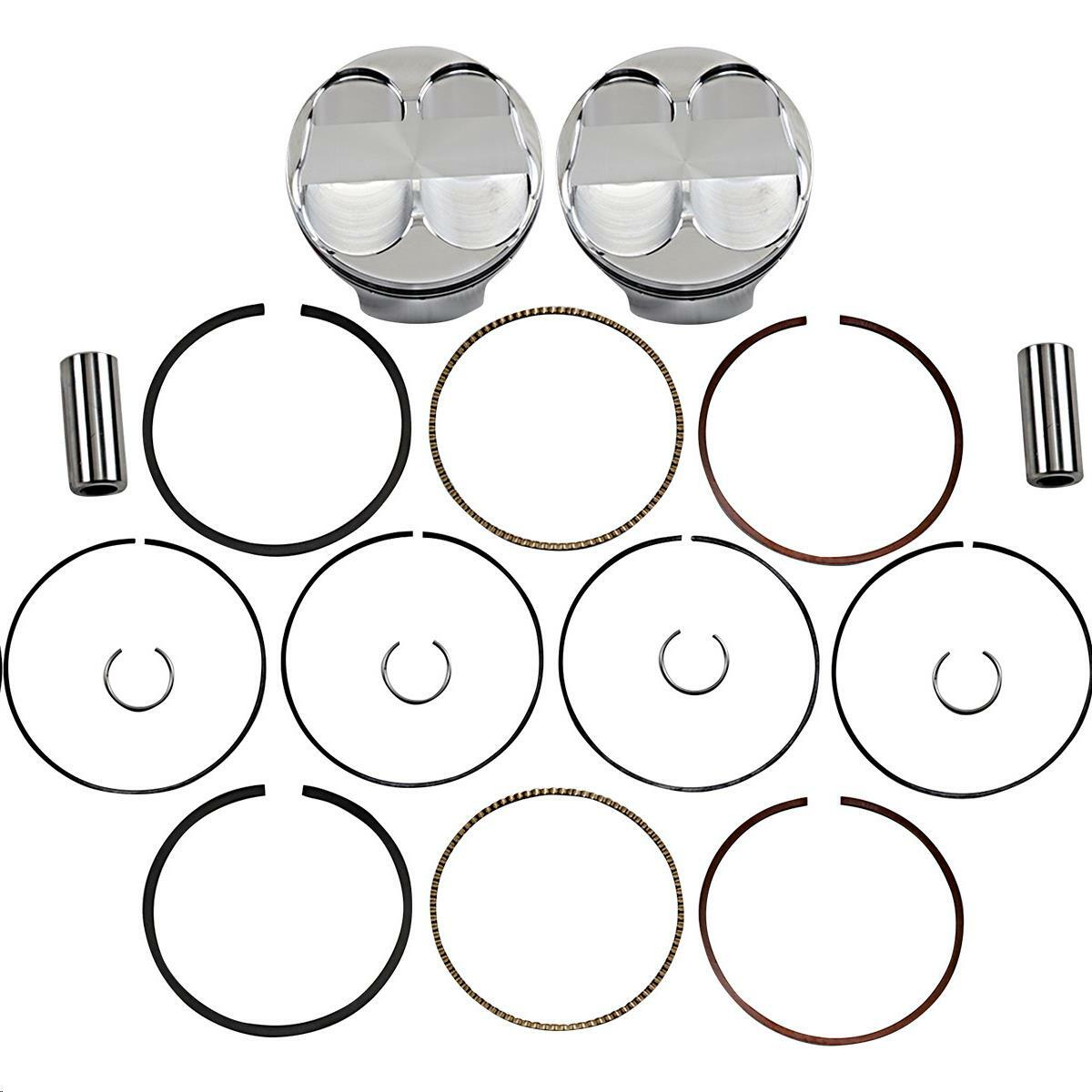 J.E. Pistons - 317204 - FSR Piston Kit, Standard Bore 98.00mm, 13.0:1 ...