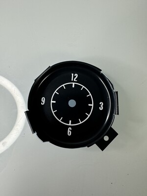 OEM 1972-1974 Chevrolet Corvette C3 Dash Clock Face Plate Only | eBay