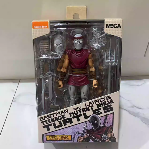 NECA TMNT Eastman & Laird's Mirage Comics Foot Soldier NINJA Action ...