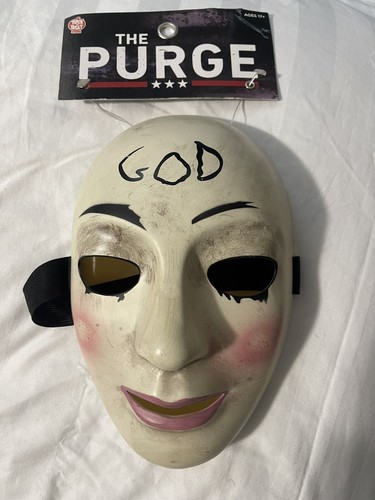 The Purge Mask GOD Face Hard Plastic Collecitble Display | eBay