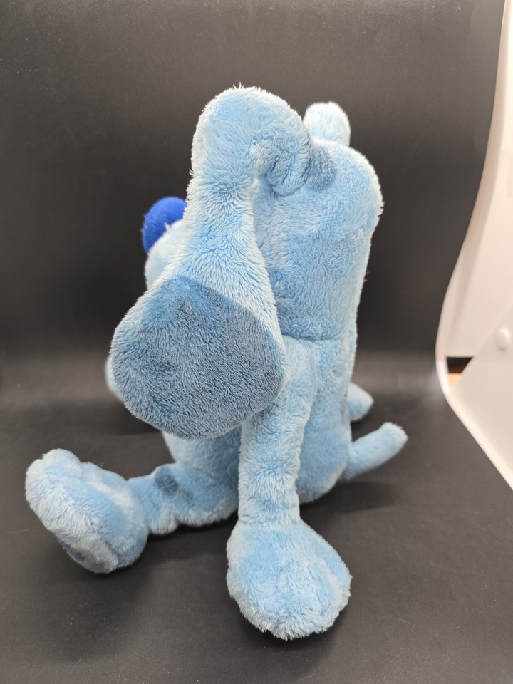 TY Blues Clues Blue Dog 9” Sitting Plush Stuffed Buddie Nickelodeon No ...