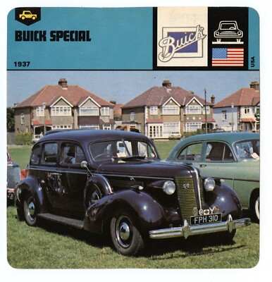 Buick Special - GT / Production Car Edito Service SA Auto Rally Card | eBay