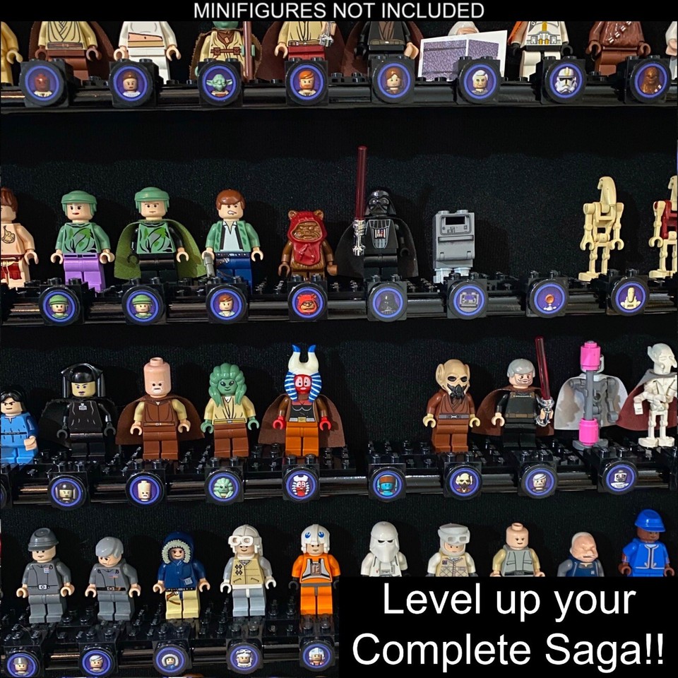 LEGO Star Wars The Complete Saga Custom Minifigure Icon Tokens Tiles ...