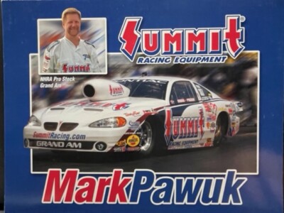 VRHTF NHRA COOL SUPER RARE COOL MARK PAWUK SUMMIT PRO STOCK HAND OUT ...
