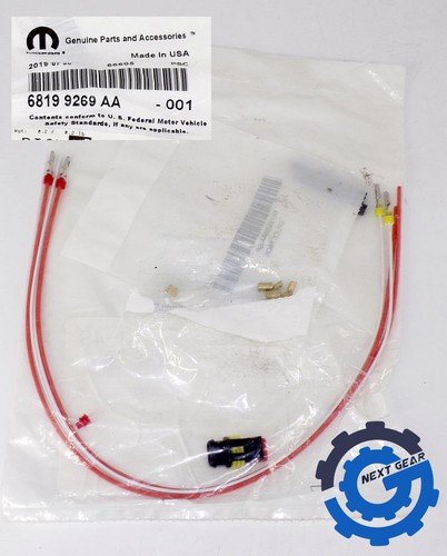 68199269AA New OEM Mopar 2 Way Connector Wiring Harness Kit | eBay