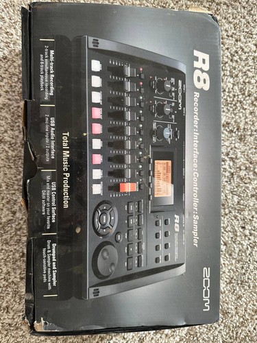 Zoom R8 Digital Recorder Interface Controller Sampler With Original Box ...