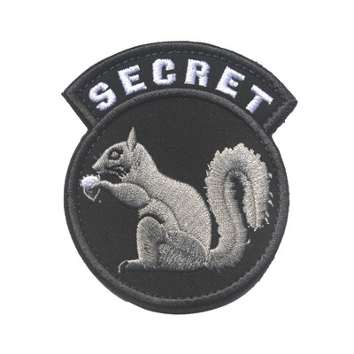 SECRET SQUIRREL 3D TACTICAL U.S. ARMY BADGE EMBROIDERY HOOK & LOOP ...