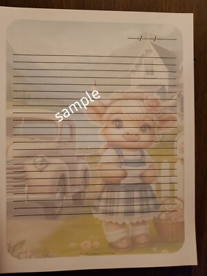 Pig Checking Mail lined stationary paper (25 Sheets) 8 ¹/² x 11 | eBay