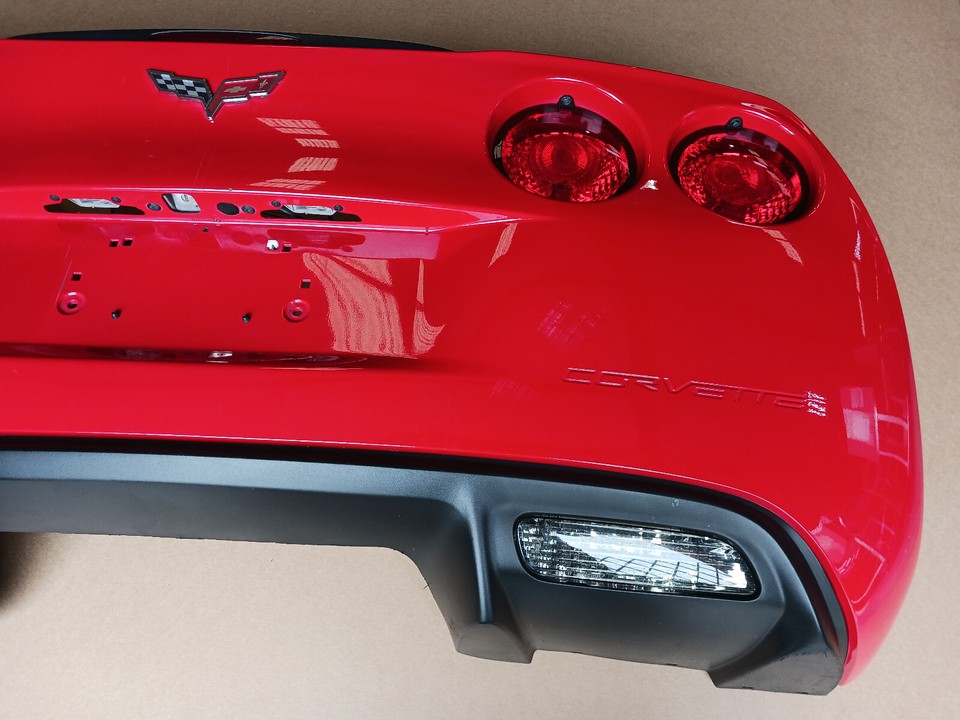 05-13 C6 Corvette Rear Bumper Cover Assembly Victory Red 74U 40125 | eBay