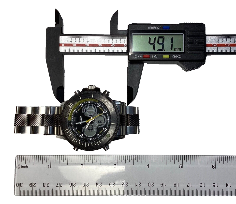 Stauer Men's Watch Chronograph Tachymeter Rotating Bezel WR 30M New ...