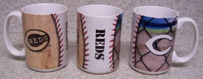 Coffee Mug Sports MLB Cincinnati Reds NEW 15 ounce cup with gift box | eBay