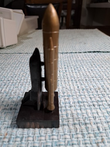 Vintage Bronze Pencil Sharpener Space Shuttle Bronze and gold | eBay