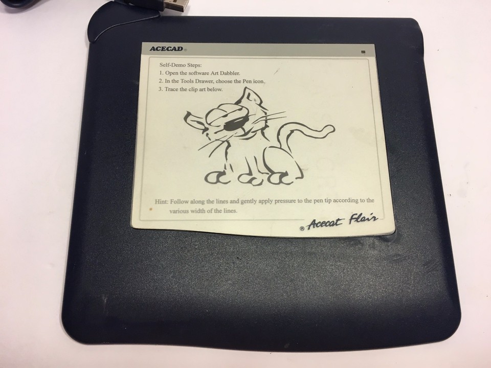 Acecad Acecat Flair USB Graphic Tablet 5" x 4" | eBay