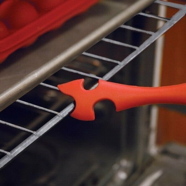 Norpro Heat Resistant Silicone Oven Rack Push & Pull Stick - Cooking ...