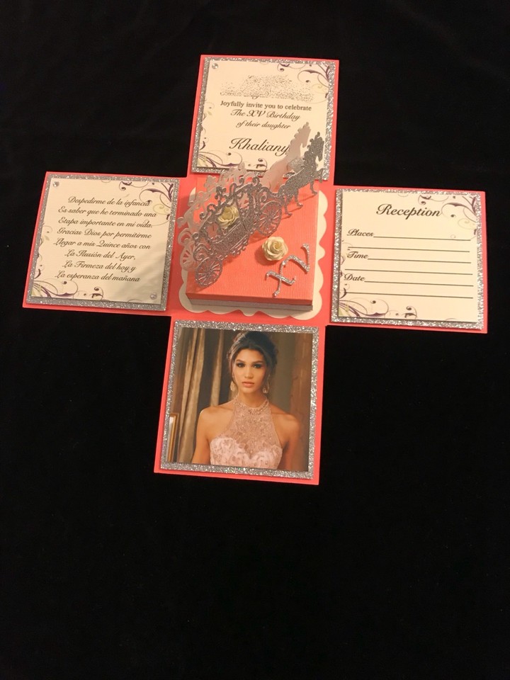 QUINCEAÑERA, SWEET 16, WEDDING OR ANY OCCASION, EXPLODING BOX ...