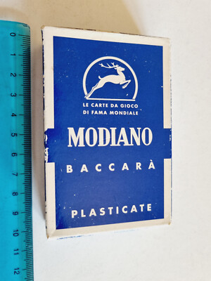 Cards Playing Cards Sealed Modiano Baccara Vintage Original New | eBay ...