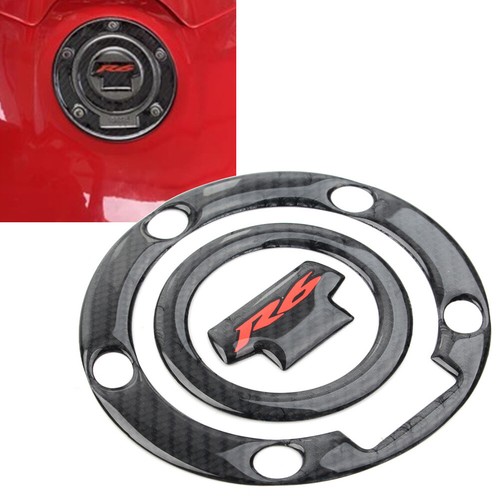Carbon Fiber For YZF-R6 R6 R6S YZF600 Gas Tank 3D Decal Fuel Cover ...